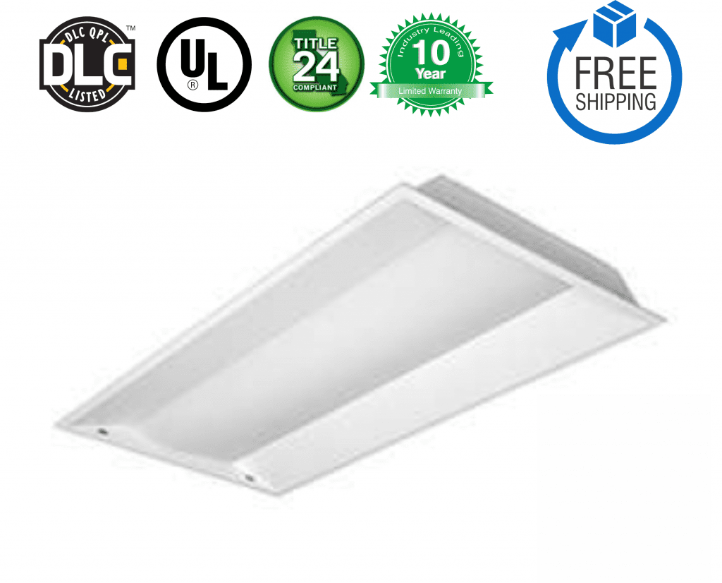 LED Solo Troffer Light, 2x4 - 30W - Brightway LED Lighting