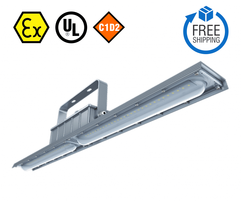 LED Explosion Proof Light Type H - 60W (4FT) - Brightway LED Lighting