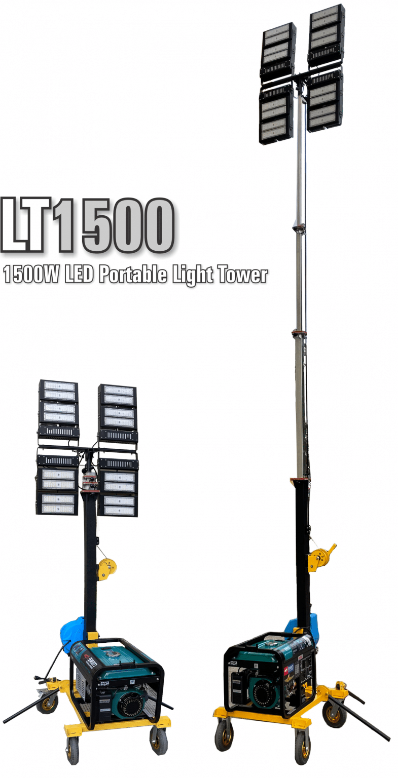 Portable LED Light Tower - Brightway LED Lighting