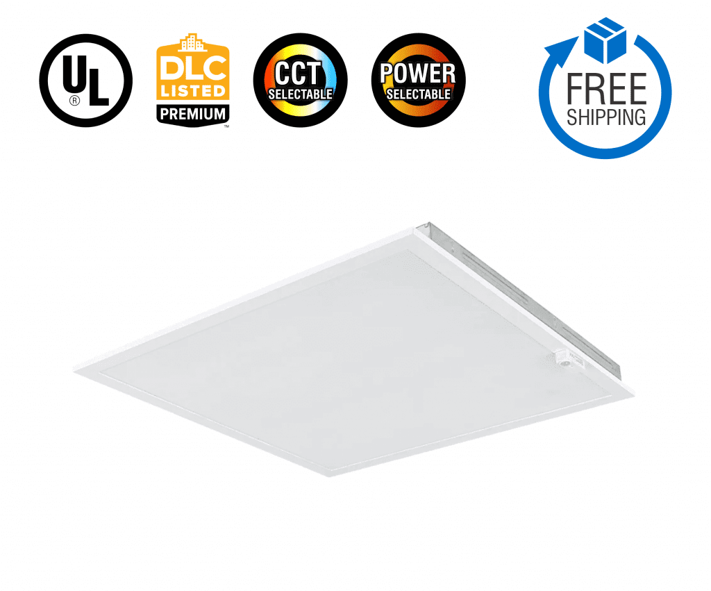 20-30W Selectable Sensor Based Back-lit LED Panel Light (2' x 2 ...