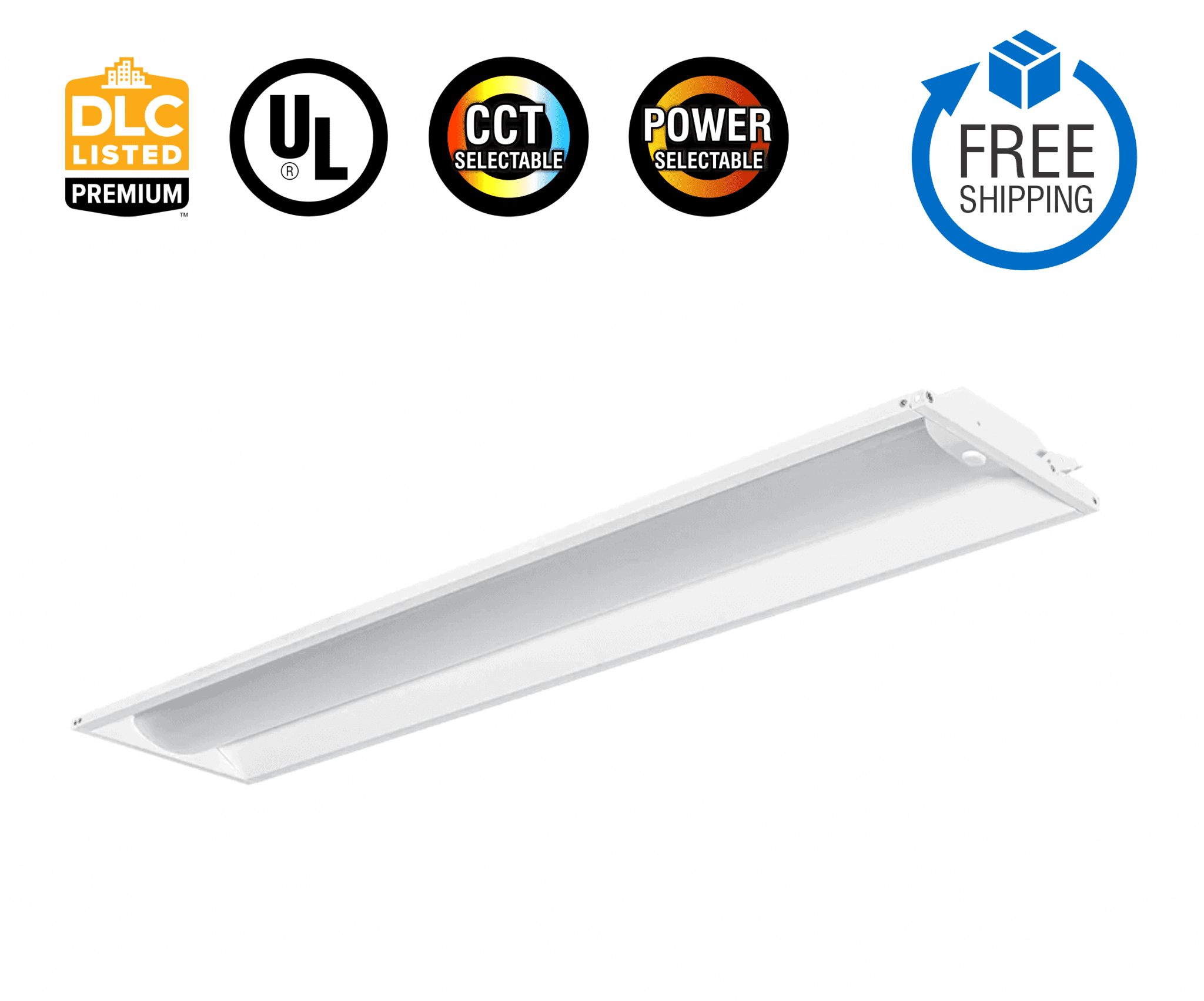 20-30W Selectable Sensor Based LED Troffer Light (1' x 4') - Brightway ...