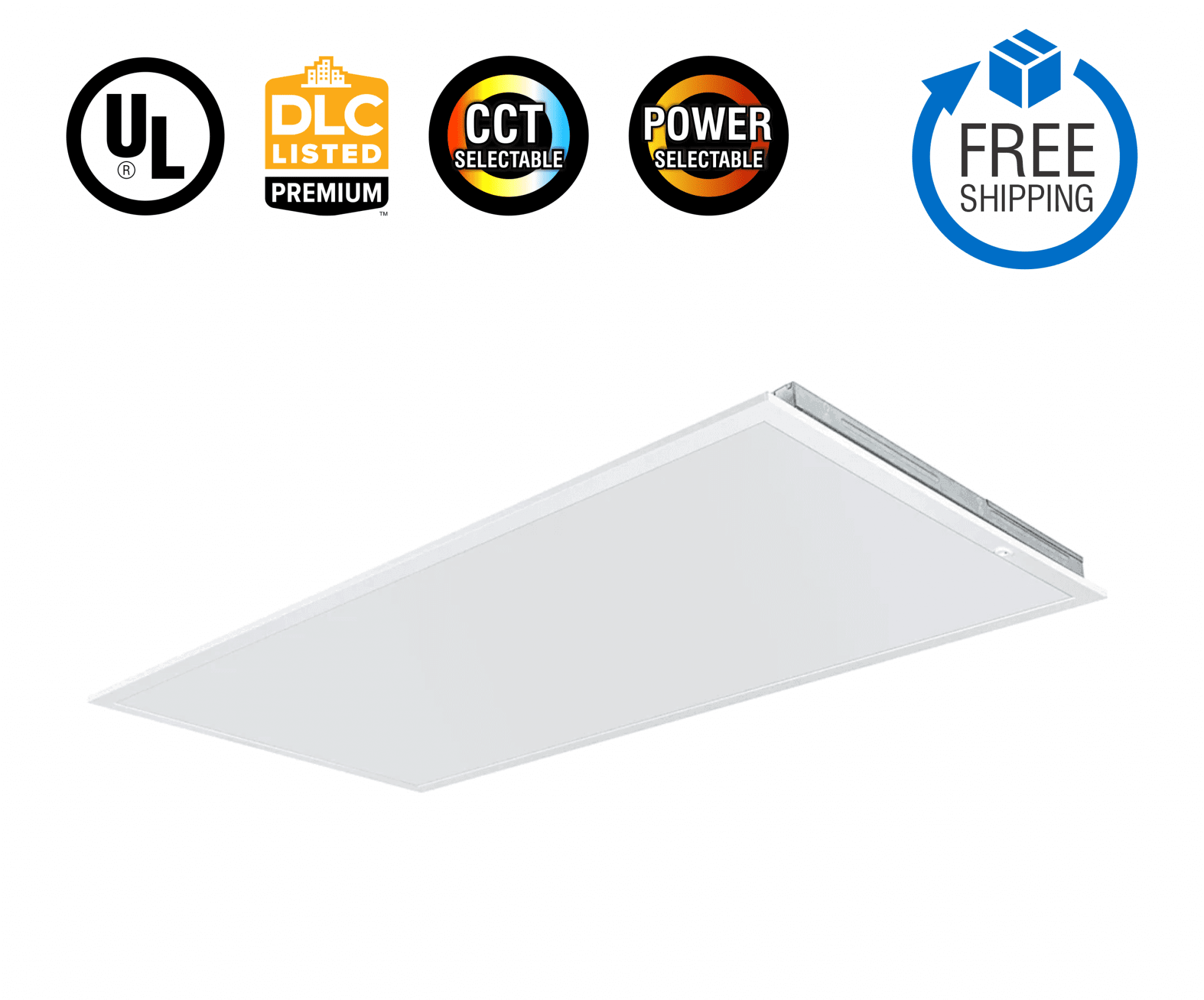 35-46W Selectable Sensor Based Back-lit LED Panel Light (2' x 4 ...