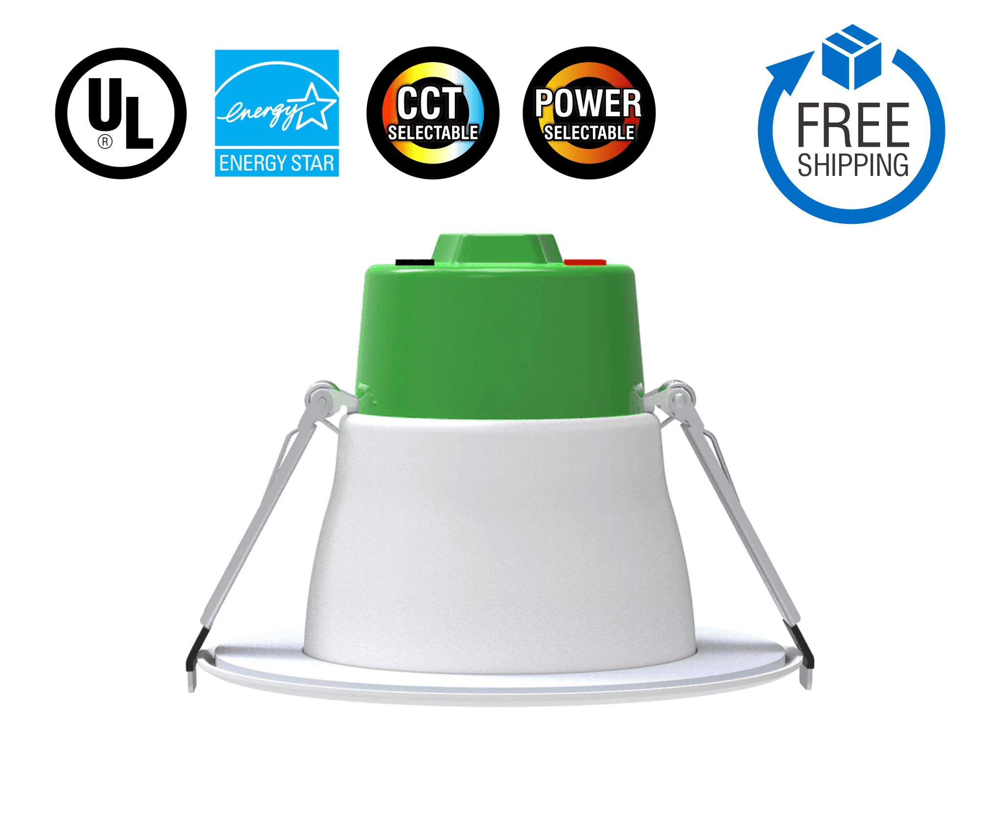 4 Inch Selectable LED Commercial Downlight - CASE PACK (8 PCS ...