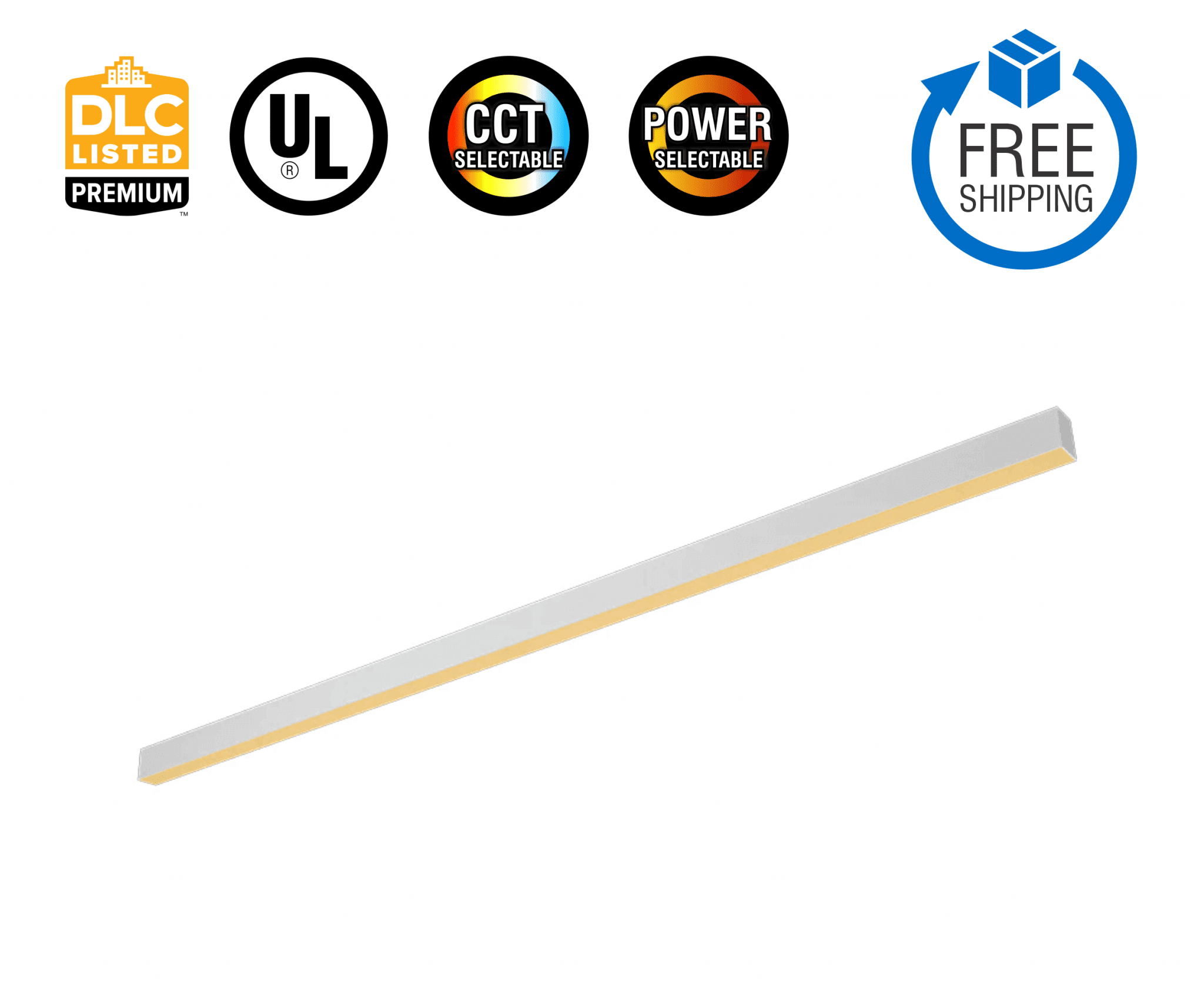 8FT Architectural Selectable LED Linear Light - Brightway LED Lighting