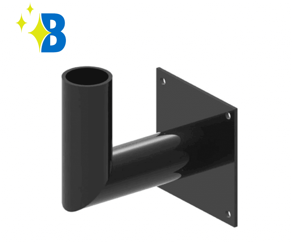 90 Degree Wall Mount Bracket with 2-3/8" O.D. Tenon - Brightway LED ...