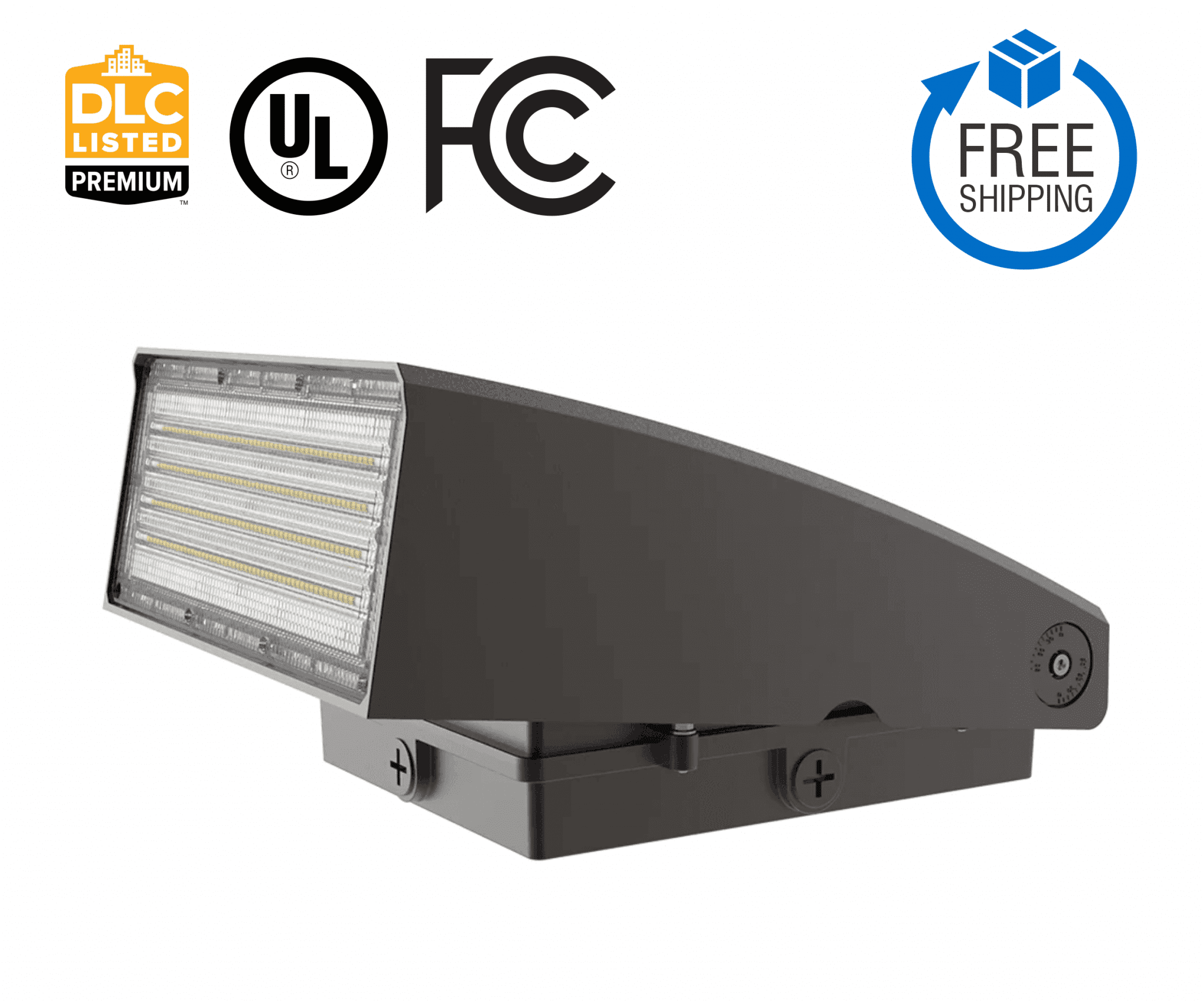100W LED Adjustable Wall Pack AC120-277V - Brightway LED Lighting