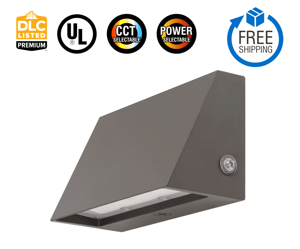 12W - 30W Selectable LED Architectural Wall Pack Light with Photocell ...