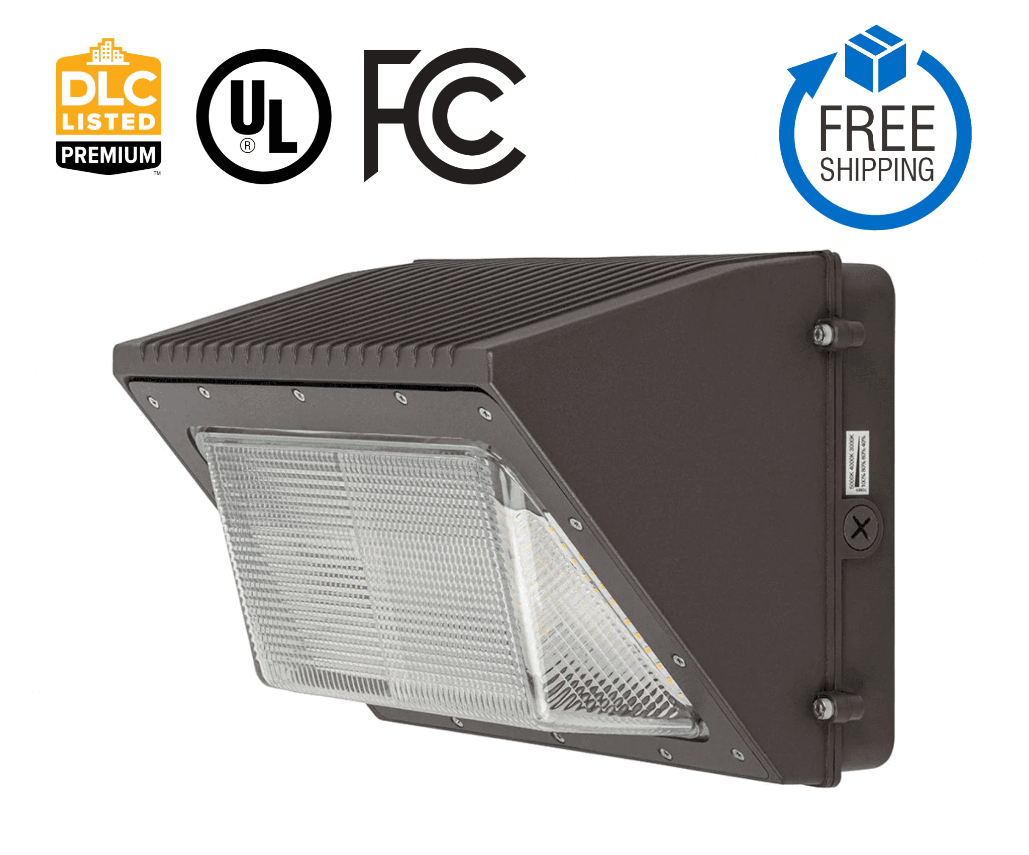 50W LED Glass Wall Pack Light AC120-277V - Brightway LED Lighting