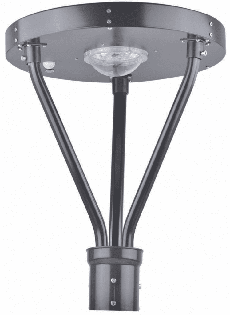 Solar LED Post Top Light - 25W - Brightway LED Lighting