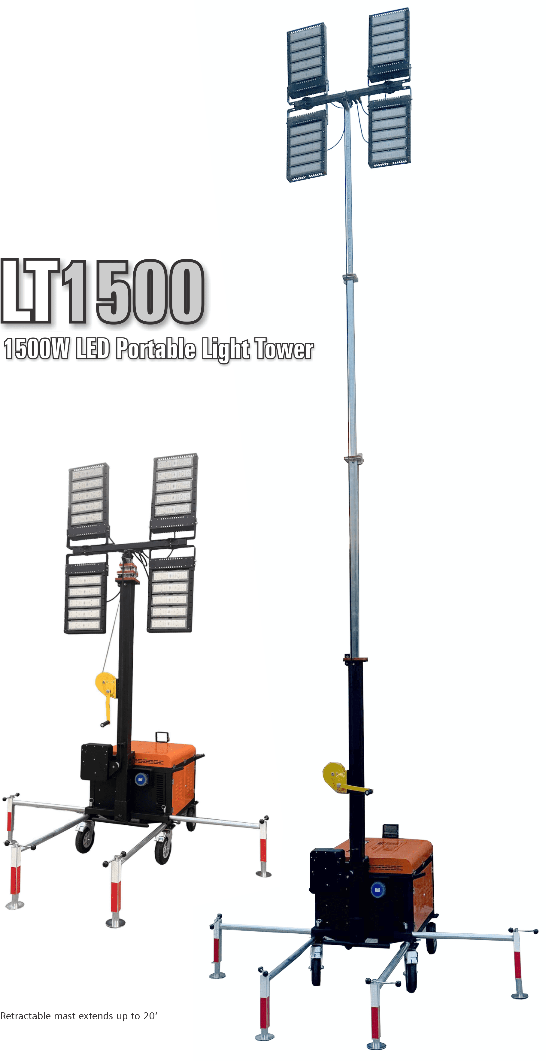 Portable LED Light Tower - Brightway LED Lighting