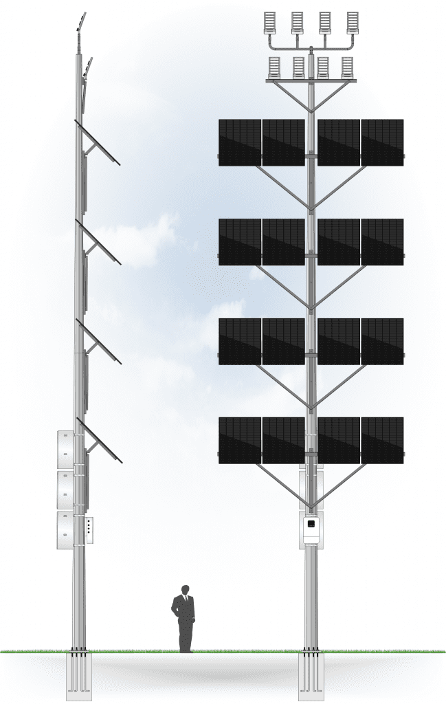 SolarBright Solar Powered LED Light Towers - Brightway LED Lighting