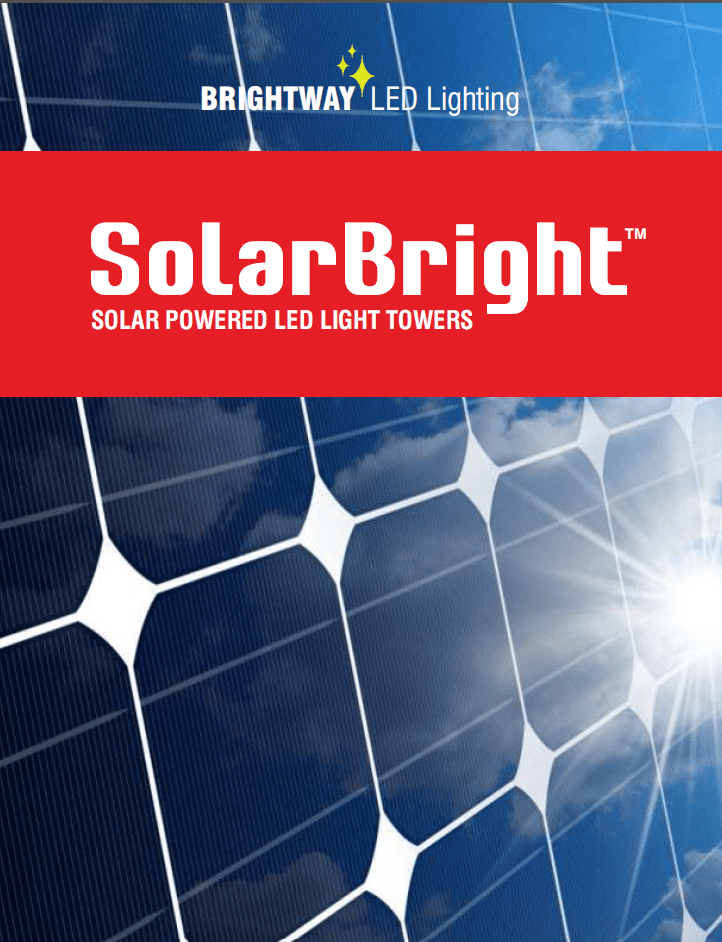 SolarBright Solar Powered LED Light Towers - Brightway LED Lighting