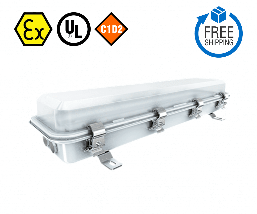 LED Explosion Proof Light Type R - 40W (2FT) - Brightway LED Lighting