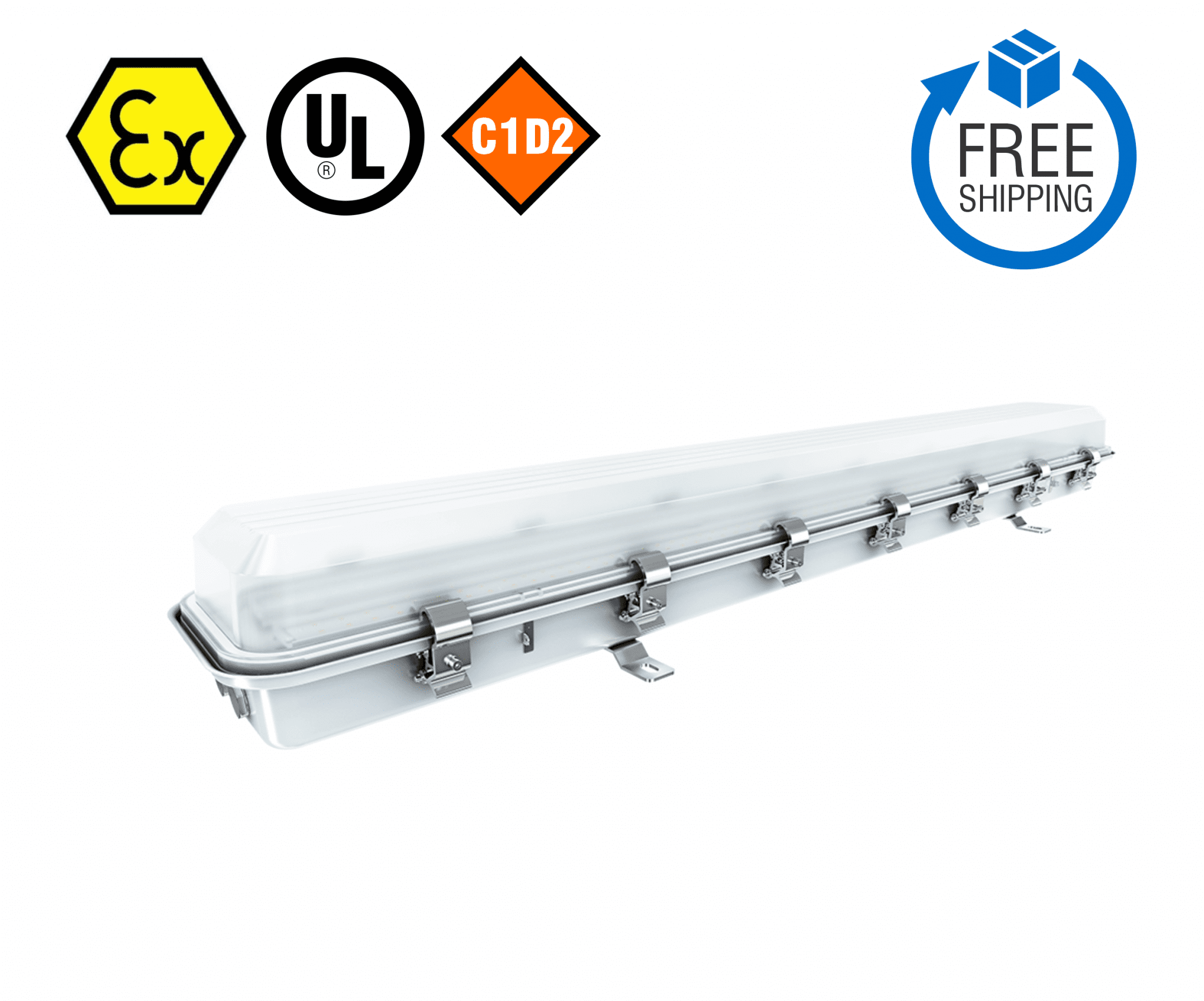 LED Explosion Proof Light Type R - 50W (4FT) - Brightway LED Lighting