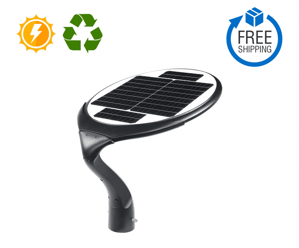 15W Solar LED Post Top Light - Brightway LED Lighting